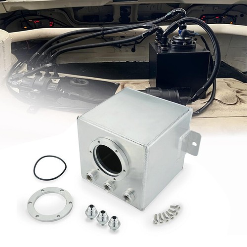 2L Aluminum High Flow Swirl Fuel Surge Pot Tank AN6 For 044 External ...