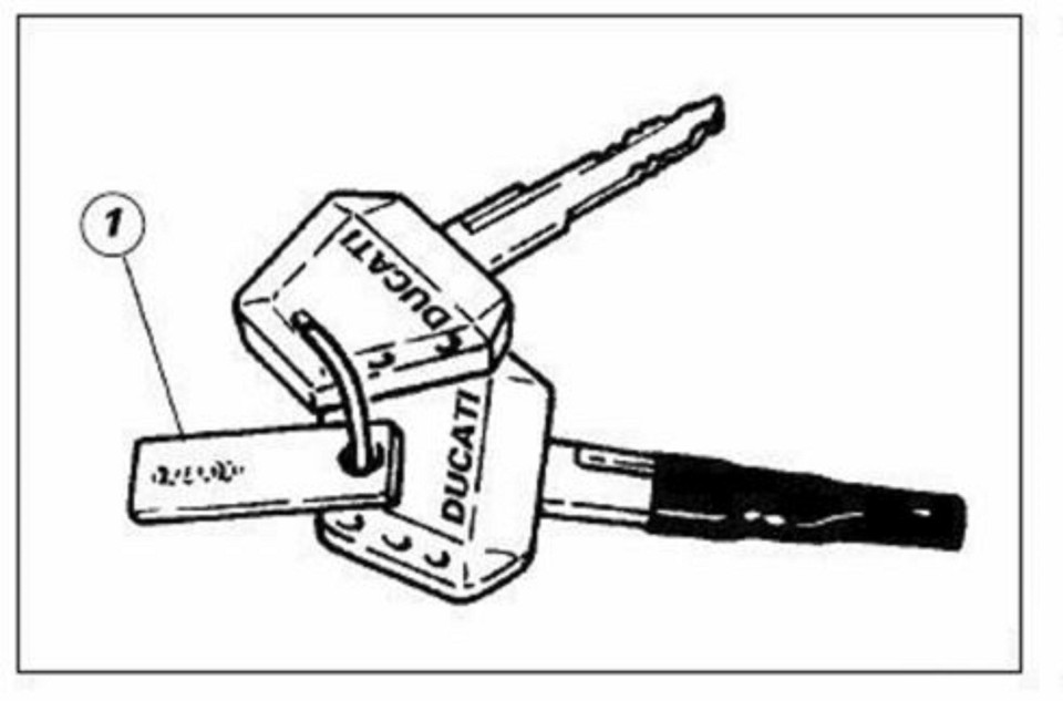 Ducati Victory Motorcycle Keys Replacement Key Cut to Code B223231 ...