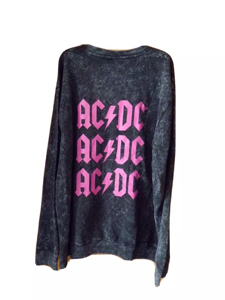 AC/DC Band FLEECE Women's Sweat Shirt~Womens Reg. & PLUS Sizes~New W ...