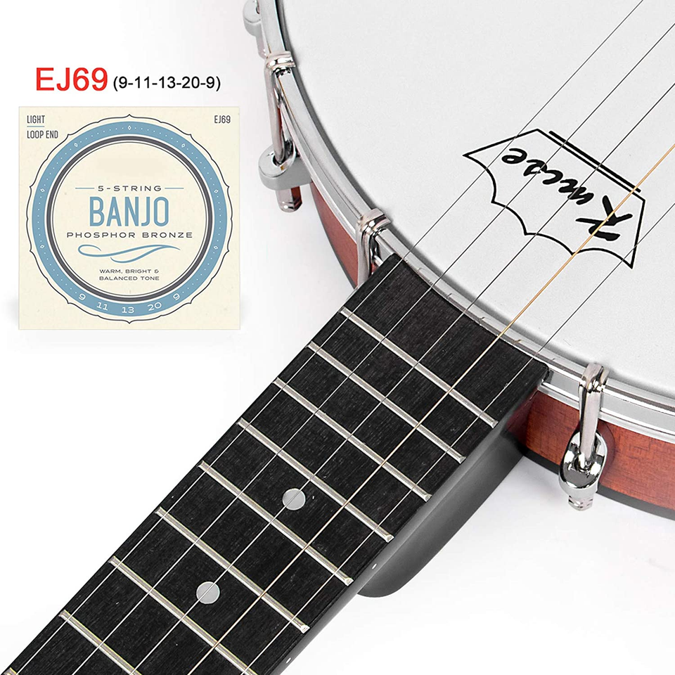 5 String Banjo,Professional Two-Way Truss Rod Open Back Banjos Starter ...