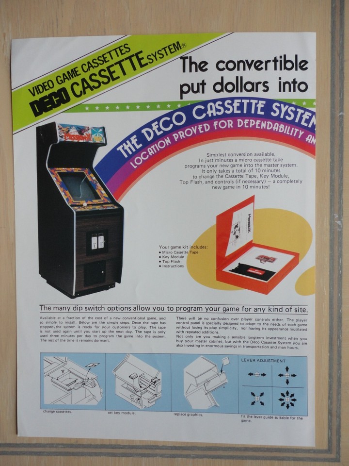 Explorer Video Arcade Machine Flyer Original Magazine Pull Out Ad | eBay