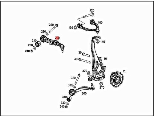 Genuine MERCEDES A205 C205 S205 W205 C-CLASS W205 Spring link ...