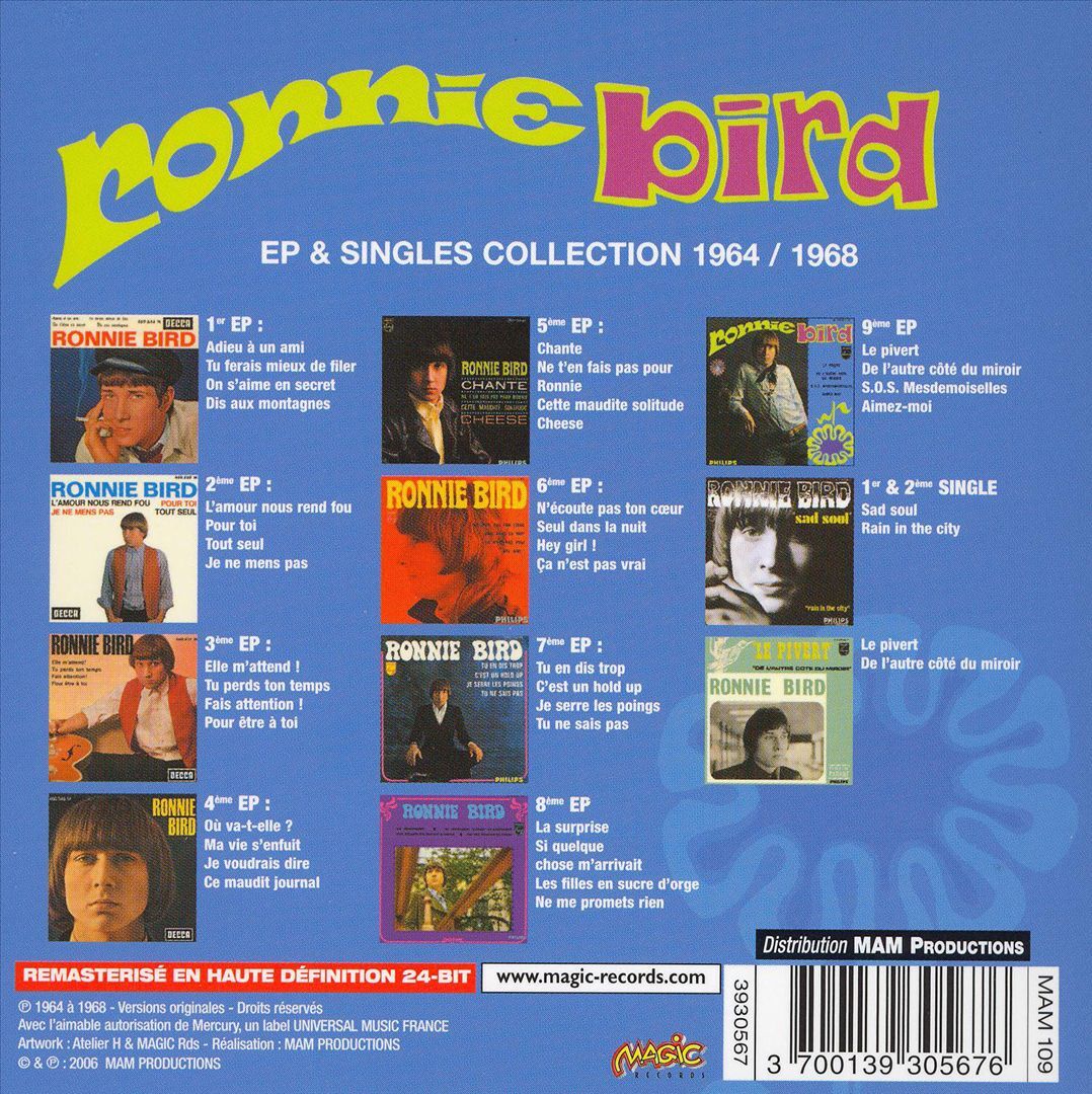 RONNIE BIRD - L'INTEGRALE EP & SINGLES * NEW CD 3700139305676 | eBay
