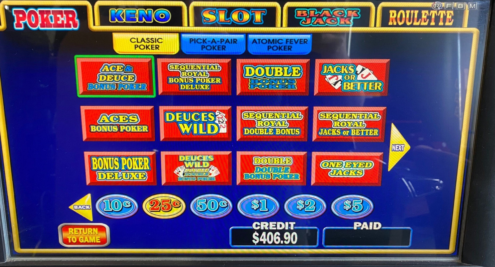 IGT G20 "GameKing v8" Multi-Game Dual Screen Upright Video Slot Machine ...