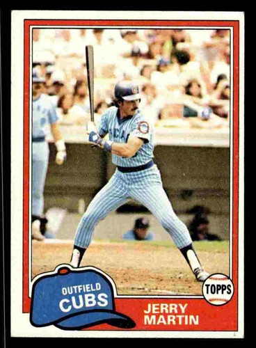 1981 Topps Jerry Martin #103 - Chicago Cubs | eBay