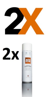 2x NEW Autoglym INSTANT SHOW SHINE SPRAY Polish Plastic Paint 450ml ...