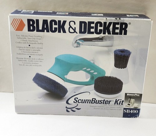 Black & Decker ScumBuster Kit Cordless Tub & Tile Scrubber SB400 ...