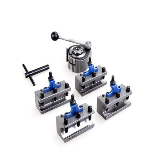 Quick Change Tool Lathe Swing Dia.150~300mm 1pcs Tool Post+4pcs Tool ...