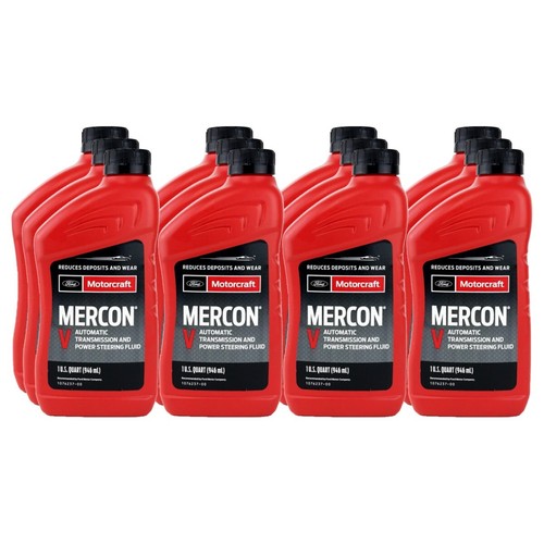 Motorcraft XT5QMC Mercon V Automatic Transmission Fluid, 12 Quarts ...