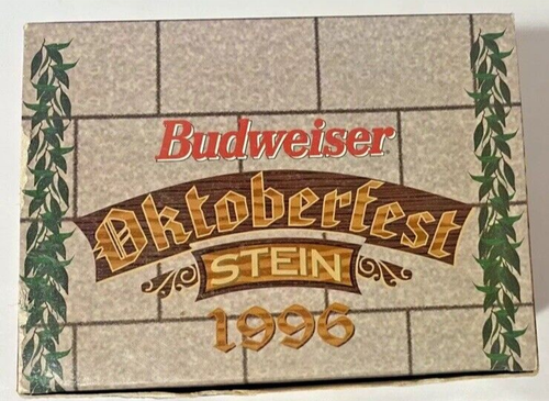 Oktoberfest Beer Stein 1996 Budweiser Anheuser Busch With BOX | eBay