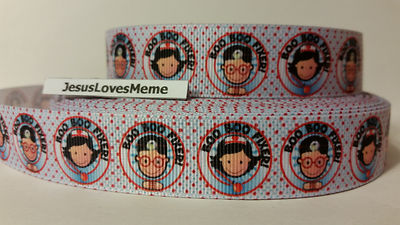 Grosgrain Ribbon, Boo Boo Fixer, Doctors, Nurses, Hospital, Awareness ...