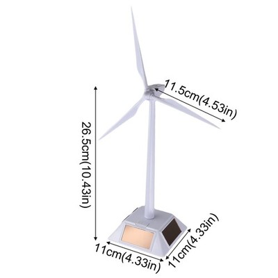 Solar Powered Windmill Model for Desktop Decoration and Educational ...