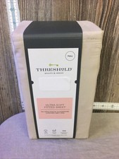 Threshold Full Fitted Sheet Ultra Soft Radiant Gray 300 Thread Count ...