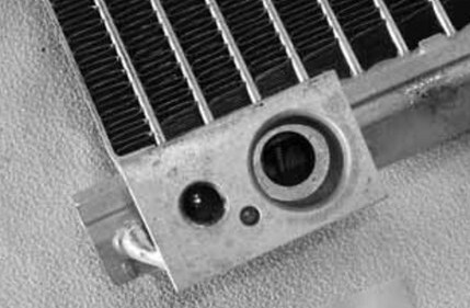 AC CONDENSER FOR NISSAN FRONTIER XTERRA PFC BLOCK FITTING 1998 1999 ...