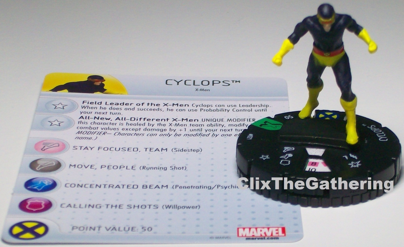 CYCLOPS 021 Uncanny X-Men Marvel HeroClix | eBay