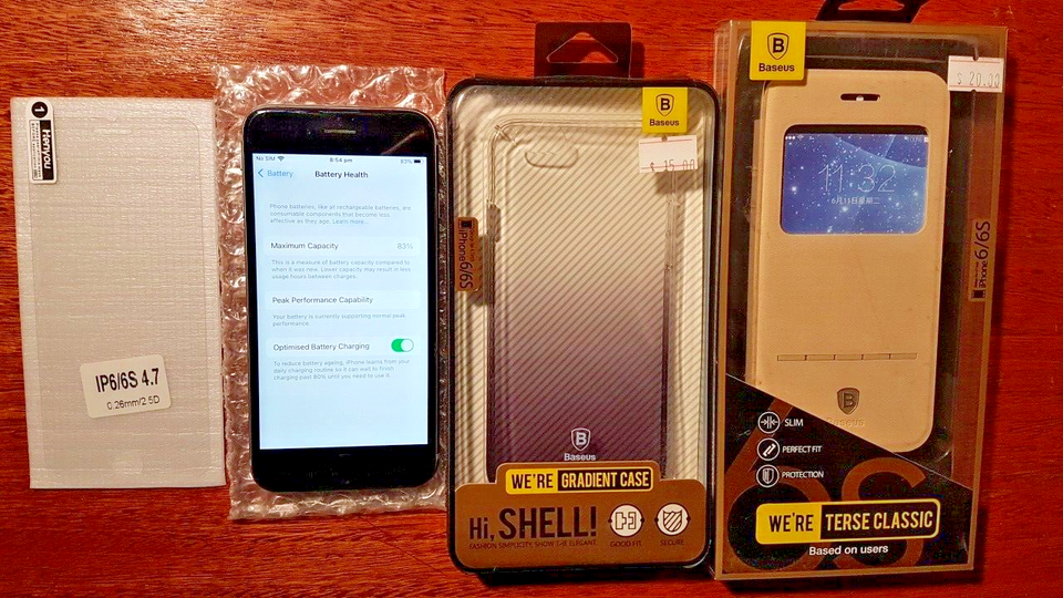 Apple iPhone 6s - 32GB A1688- Silver Very good Condition UNLOCKED ...