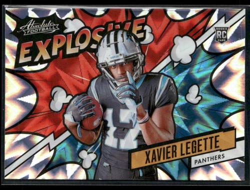 2024 Panini Absolute Xavier Legette RC Explosive Panthers Rookie SP ...