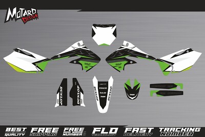 Graphics Kit for Kawasaki KX 250 F 2004 2005 Decals Stickers by Motard ...
