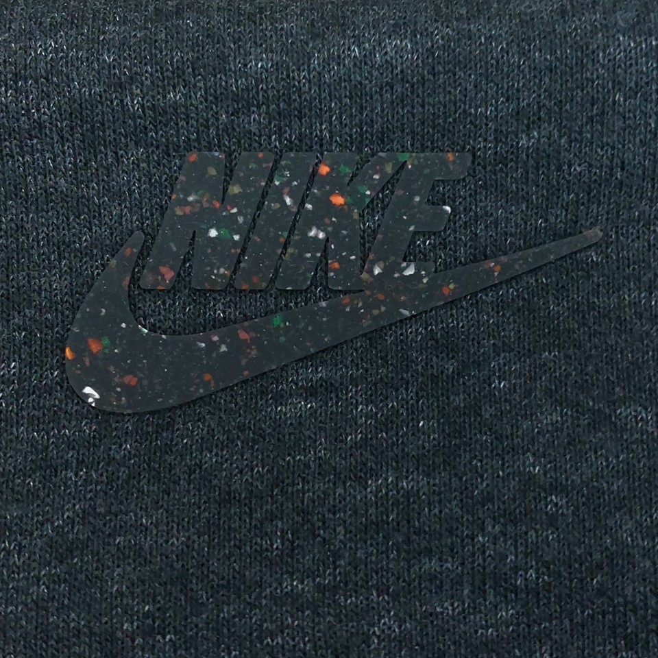 Nike Mens Sweatshirt Medium Black Dark Smoke Grey Heather Fleece Crew ...