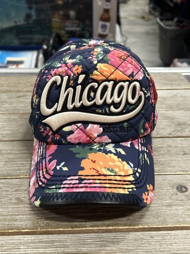 Chicago Robin Ruth Hat All Over Logo Spell Out Snap Back Baseball Cap ...