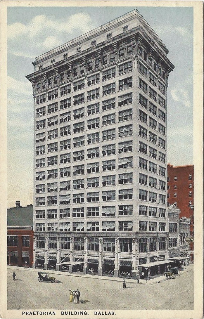 ca.1920 postcard - Praetorian Building, Dallas, Texas | eBay