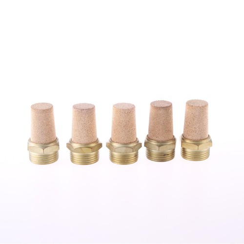 5Pcs Sinter Bronze Pneumatic Noise Silencer Muffler 1/4" BSP Male Thread | eBay.de