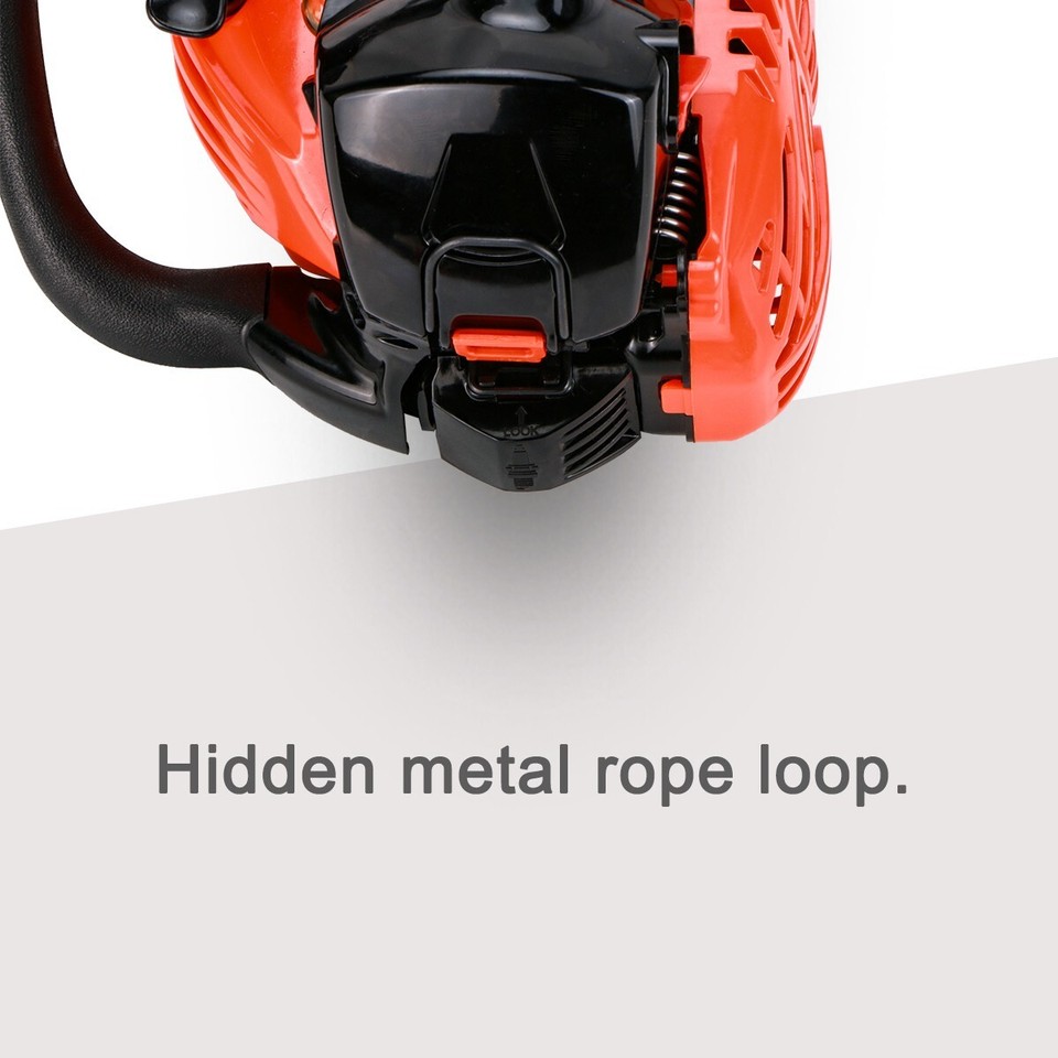 V-MODEST 12" Top Handle Gas Chainsaw 2-Stroke Engine 25CC Mini Climbing ...