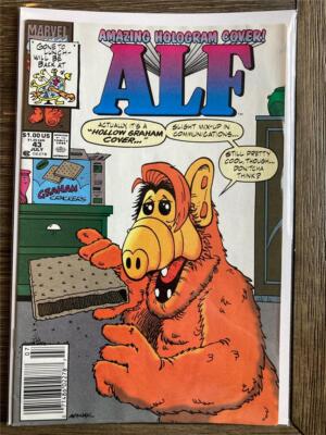 Marvel Comics ALF Collectible Issue #43 Amazing Hologram Cover! | eBay