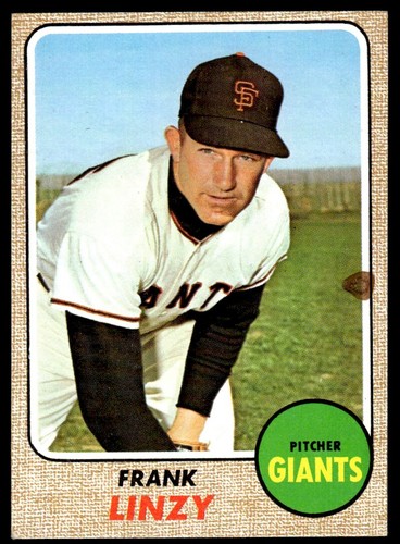 1968 Topps Frank Linzy San Francisco Giants #147 | eBay