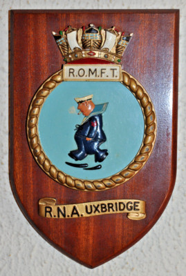 Royal Naval Association Uxbridge Branch plaque shield crest navy RNA RN ...