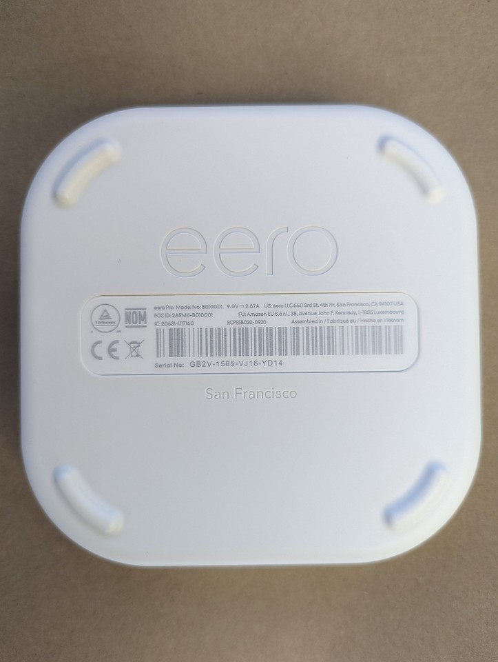 eero Pro B010001 2nd Generation AC Tri-Band Mesh Router (Pack of 3 ...