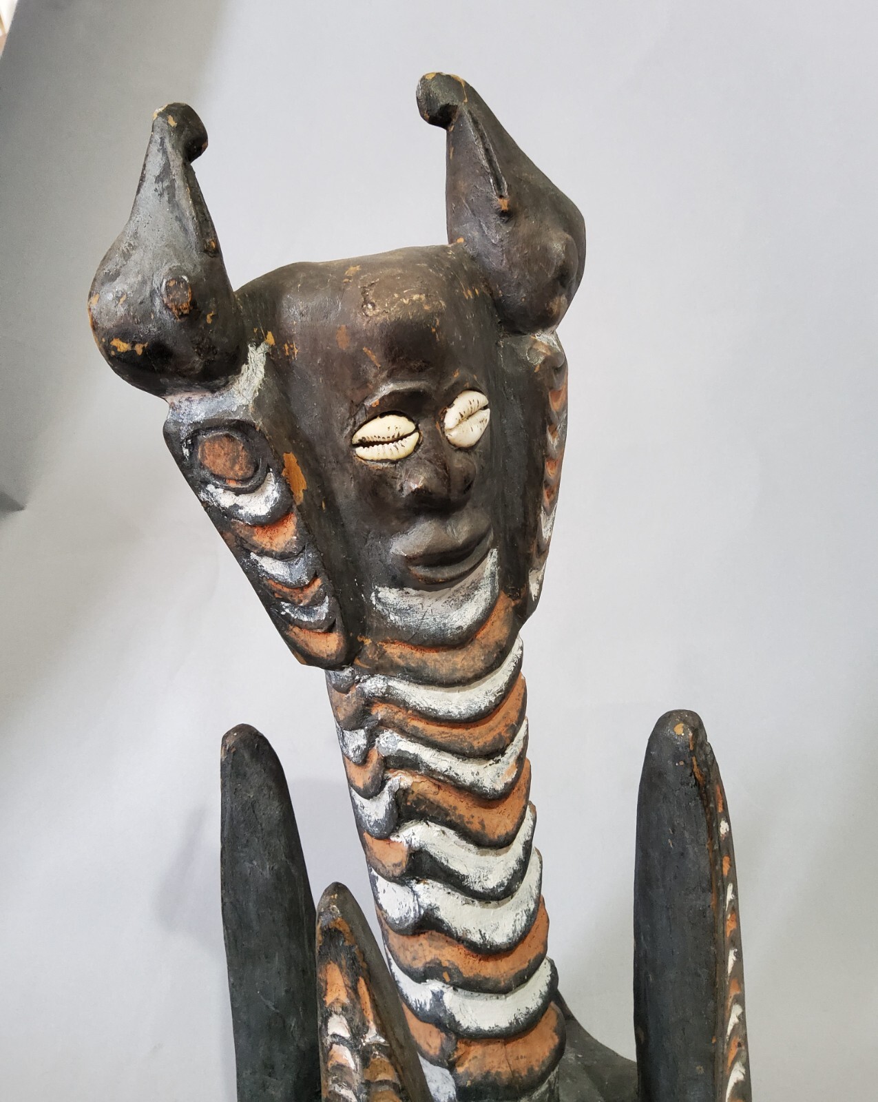 Middle Sepik Carved and Painted Multi Hook H:48cm W:17cm D:15cm | eBay
