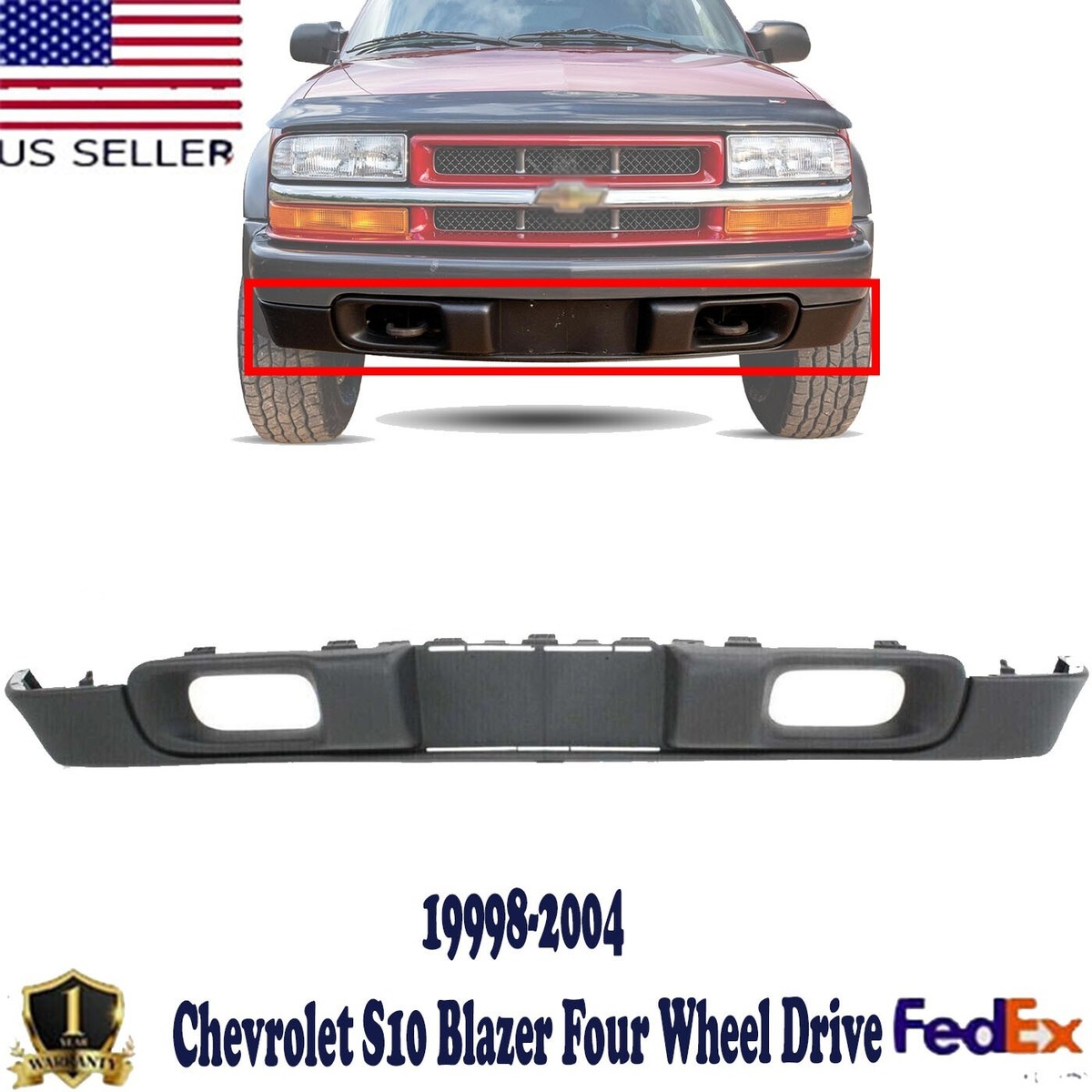 2002 Chevy S10 Front Bumper