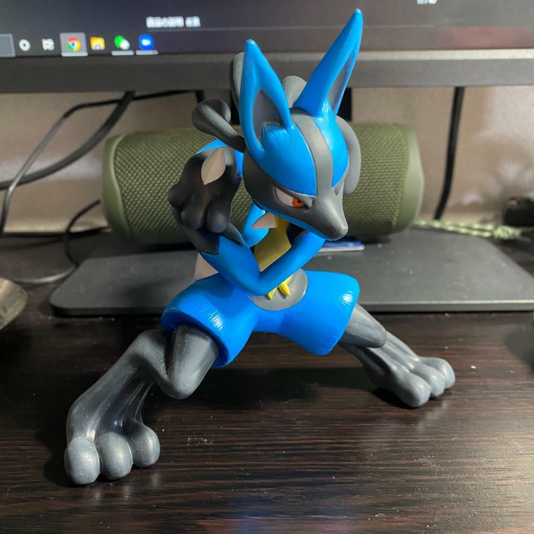 Pokemon Lucario figure pokken blue color | eBay