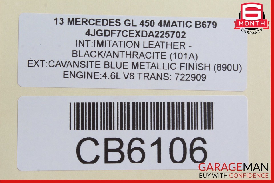 12-20 Mercedes X166 GL450 CLA250 Parking Brake Release Handle ...