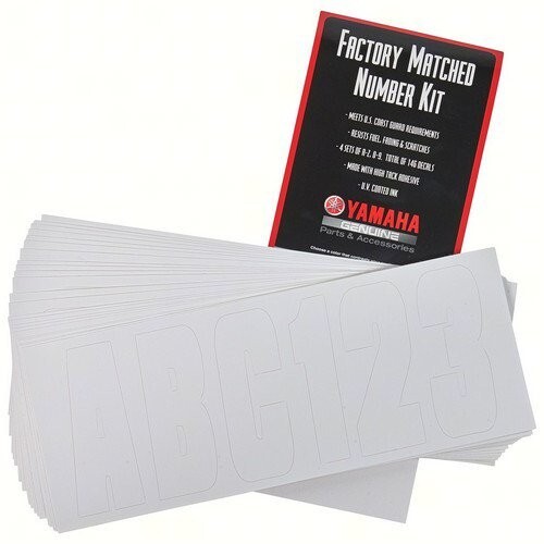 Genuine Yamaha Watercraft Standard Registration Kit MAR-WHI35-00-21 ...