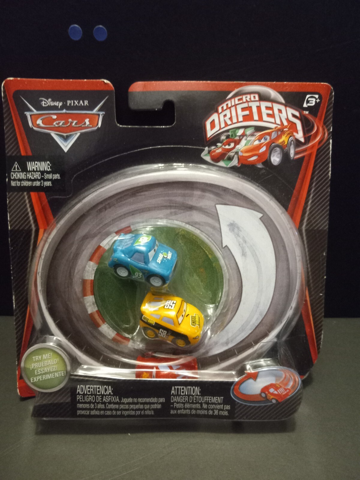 Disney Pixar Cars Micro Drifter Lightning McQueen, Octane Gain 58 ...