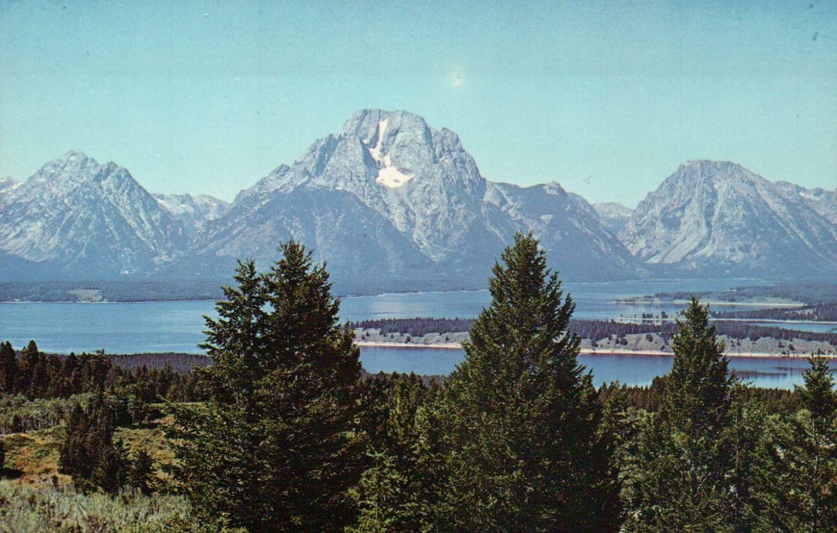 Jackson Lake Mount Moran Grand Teton National Park Short Grand Teton
