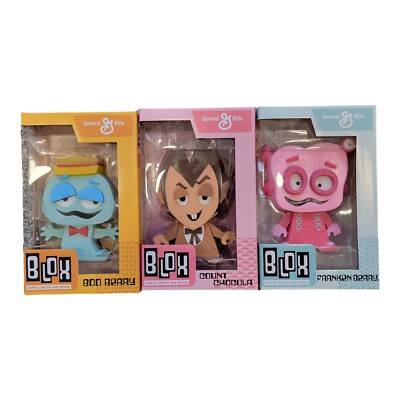 Set of 3 Funko Blox Ad Icons General Mills Frankenberry Count Chocula ...