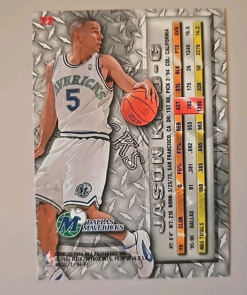 1996 Fleer Metal Jason Kid Card | eBay