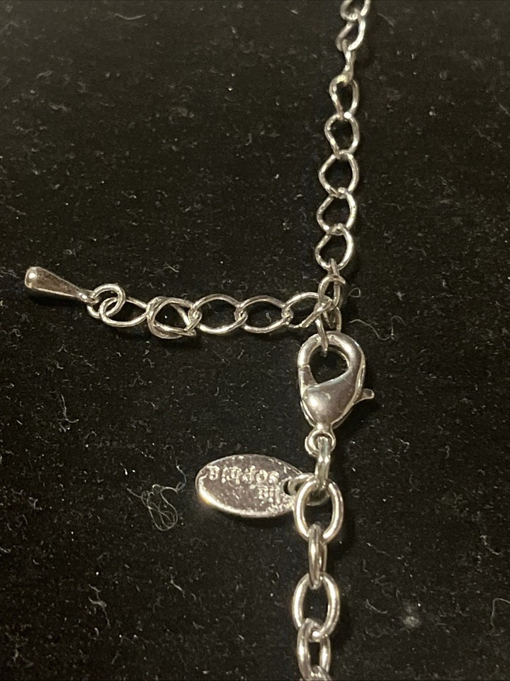 Retired Lia Sophia Necklace Silver Cha Cha Beads 16-20” | eBay UK