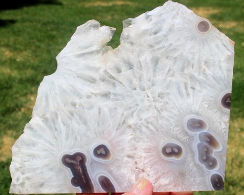 "NEW" GREY GHOST AGATE SLAB 405 Gram rough/specimen/rock/jasper/mineral ...