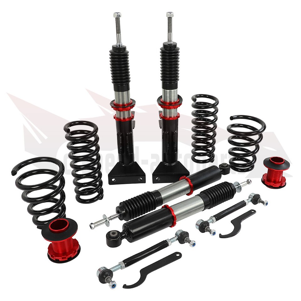 Red Coilover Struts Shocks Suspension Kits Adj Height For 01-07 ...