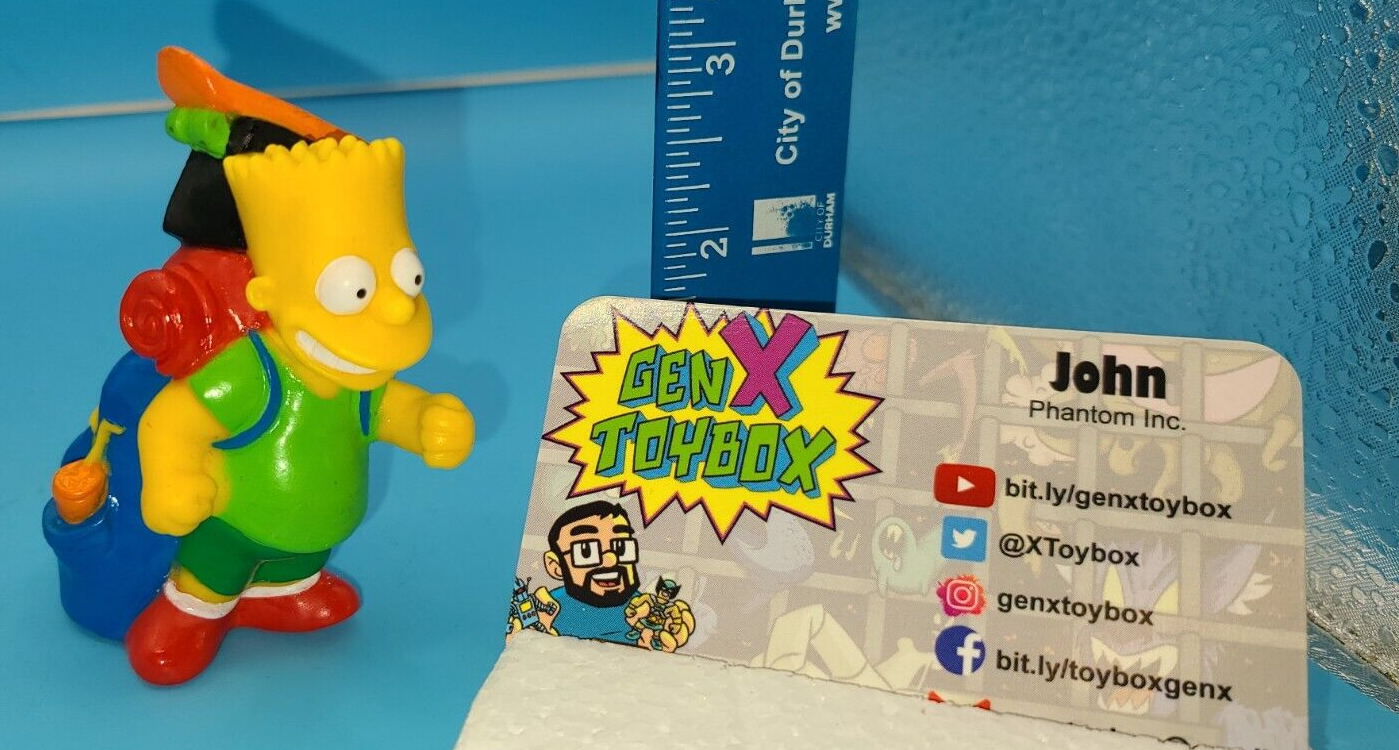 Vintage 1990 The Simpsons Rubber Figures Bart Simpson Outdoor | eBay