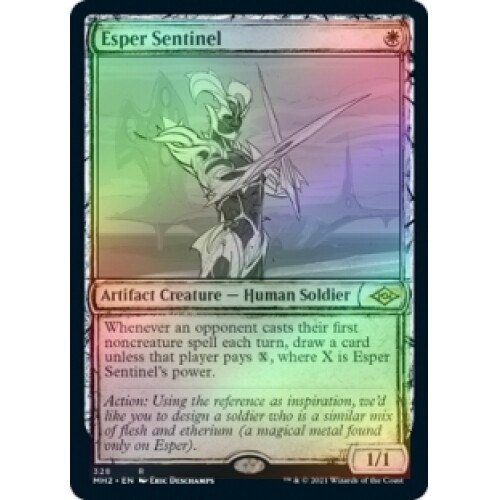 Foil Esper Sentinel (showcase) M/NM Magic: The Gathering MTG Modern ...