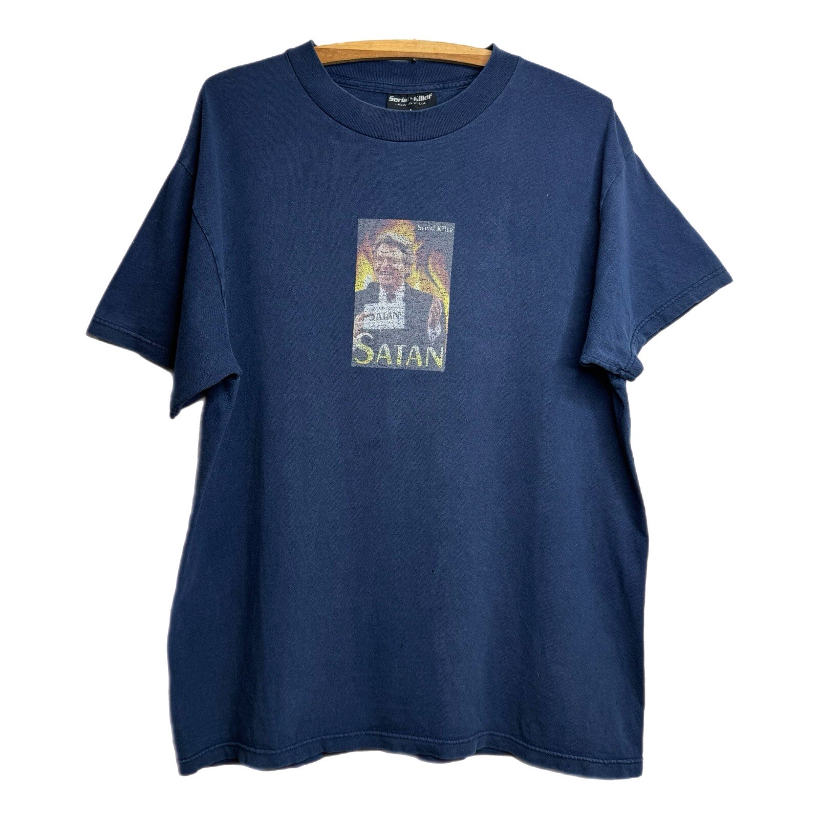 Vintage 90s Serial Killer Jerry Springer Satan Tee Na… - Gem