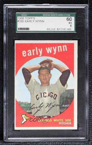1959 Topps - white back #260 Early Wynn for sale online | eBay