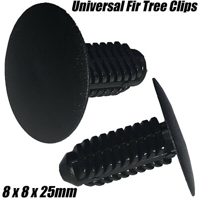 10x Universal Black PLastic Fur Fir Christmas Tree Trim Clips 8 x 8 x ...