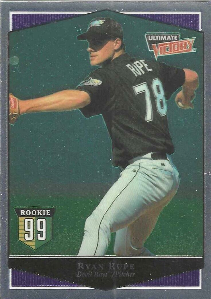 RYAN RUPE 1999 ULTIMATE VICTORY ROOKIE SP #126 TAMPA BAY DEVIL RAYS | eBay