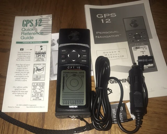 Garmin GPS 12 Handheld Personal Navigator for sale online | eBay